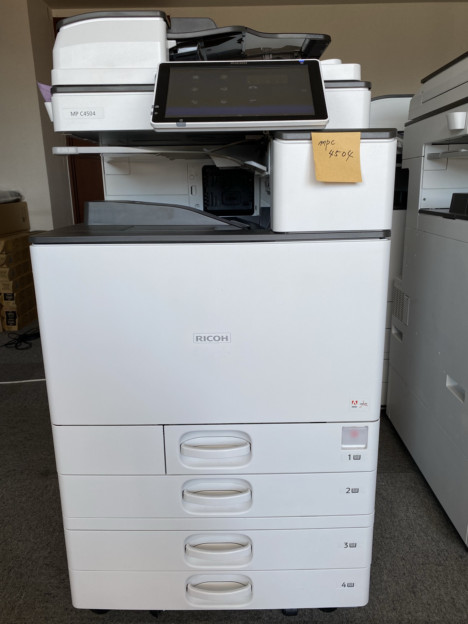 【販売終了】新春特価・中古カラーコピー機複合機リコーMPC4504 ￥275,000（税込） - 株式会社アルボ札幌～コピー機販売レンタル ...